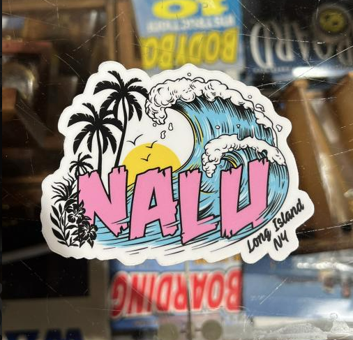 NALU PINK WAVE STICKER